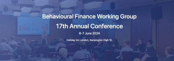 17th International Behavioural Finance Conference – Behavioural Finance Working Group